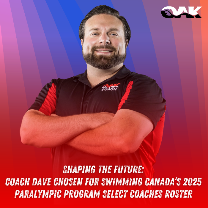 Coach dave chosen for Swimming Canada’s 2025 Paralympic Program Select ...